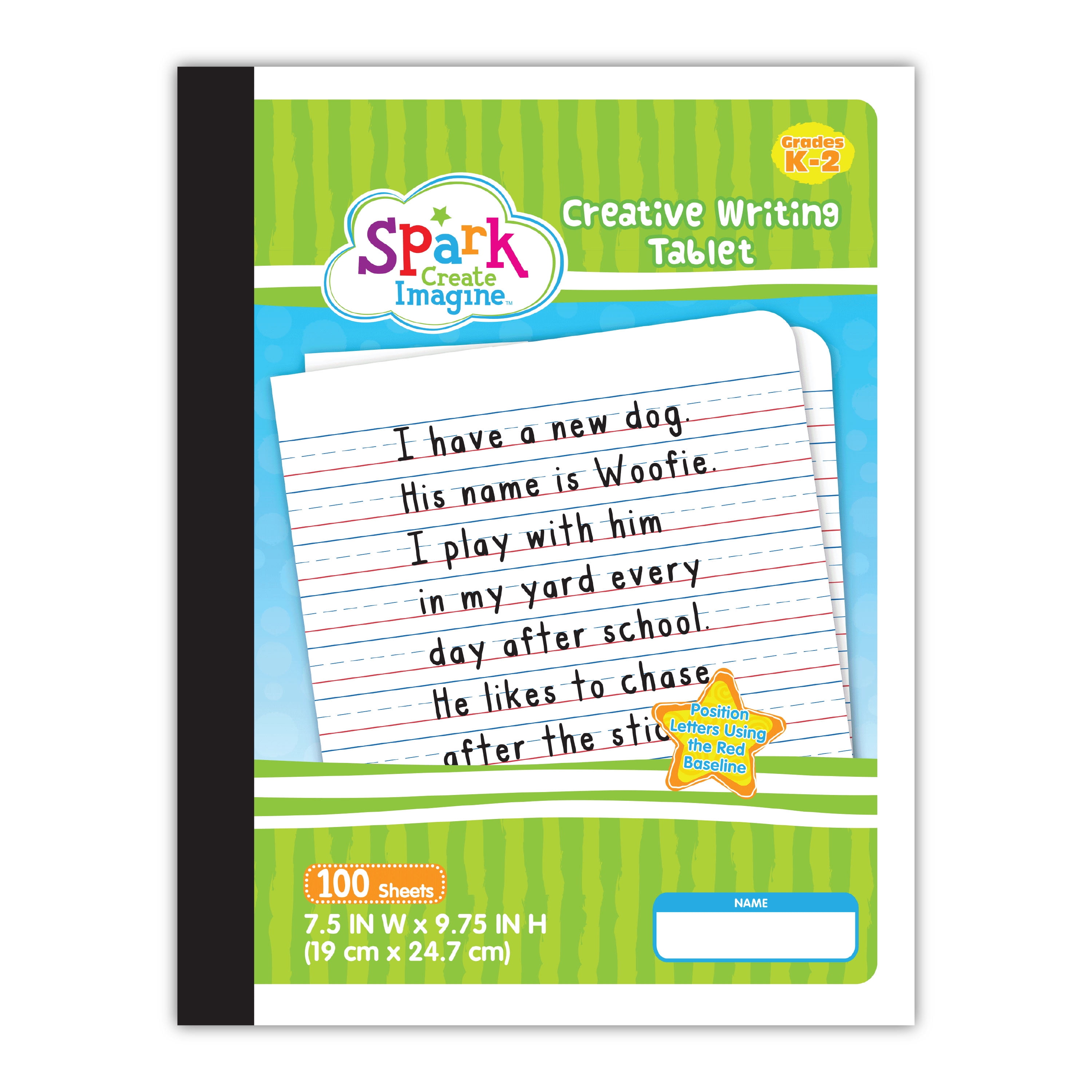 Spark Create Imagine Primary Composition Book, 9.75 x 7.5, Lined Notes ...