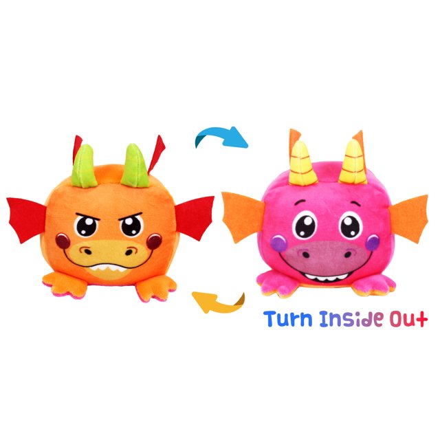 Spark Create Imagine 3.5'' Reversible Dragon Plush Toy - Walmart.com