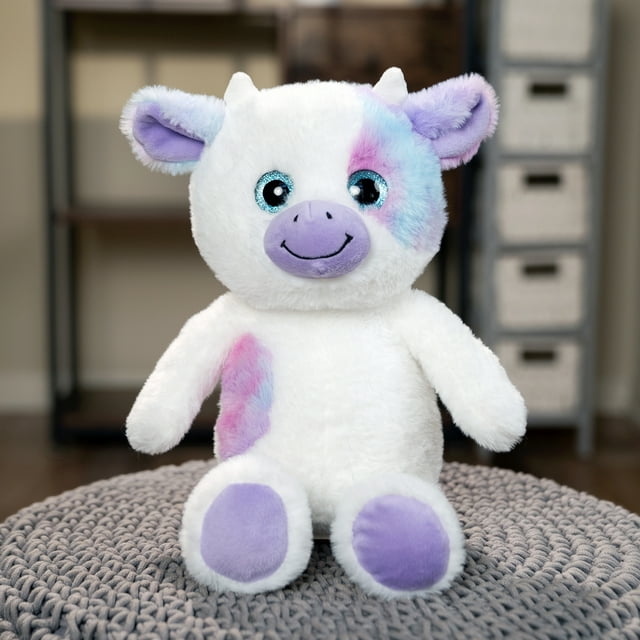 Spark. Create. Imagine 9'' Purple Cow Plush Toy - Walmart.com
