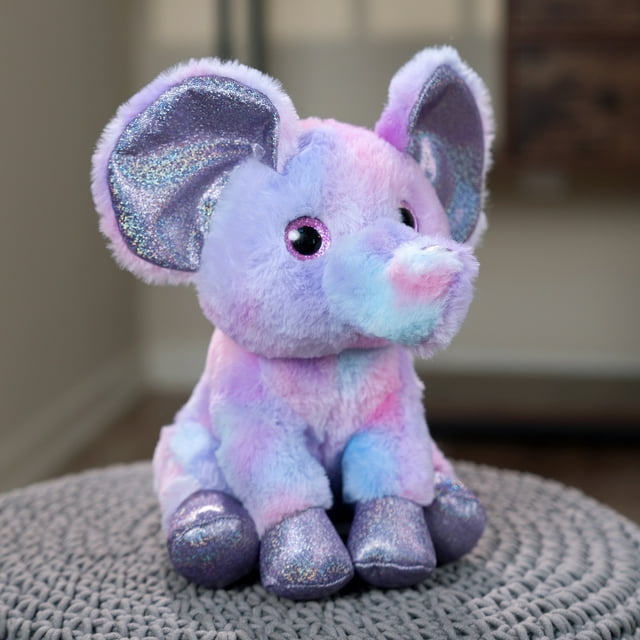 Spark Create Imagine 9 Purple Elephant Plush Toy - Walmart.com