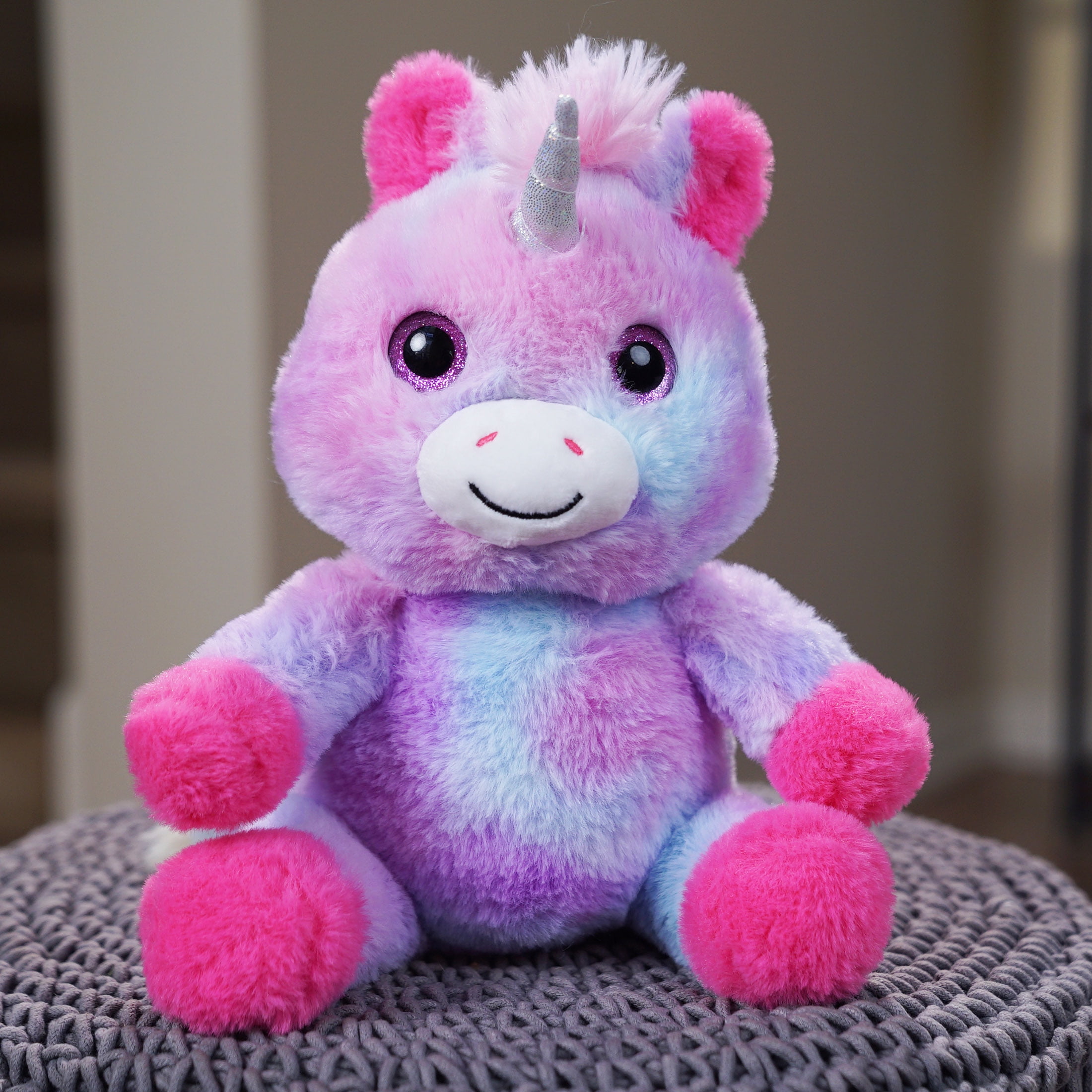 Spark. Create. Imagine 9'' Purple Unicorn Plush Toy - Walmart.com