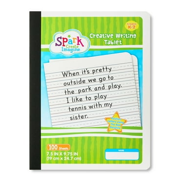 Spark Create Imagine 100 Sheets Primary Journal, 9.75 x 7.5, Half Page ...