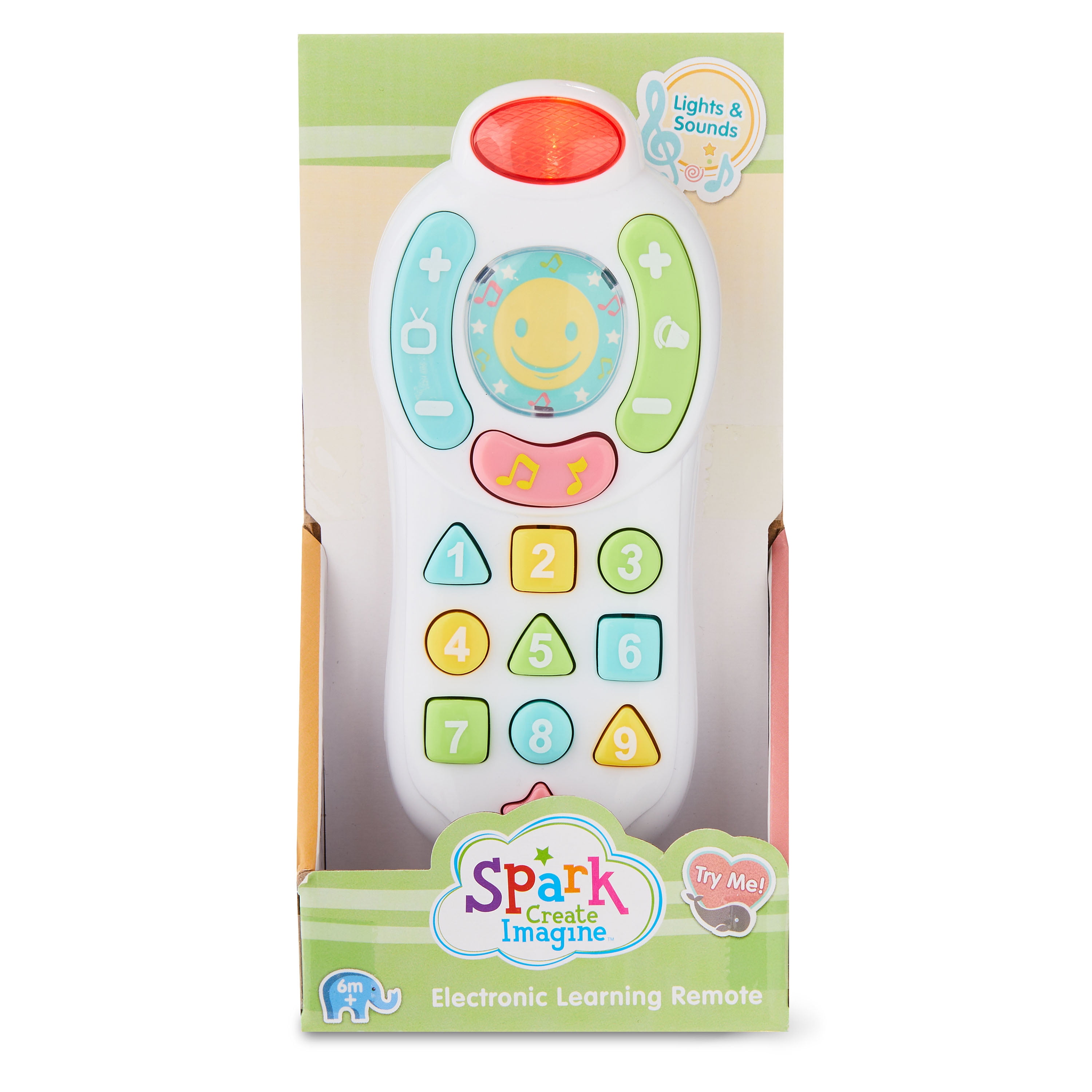 Spark Create Imagine Electronic Learning Remote Toddler Toy - Walmart.com