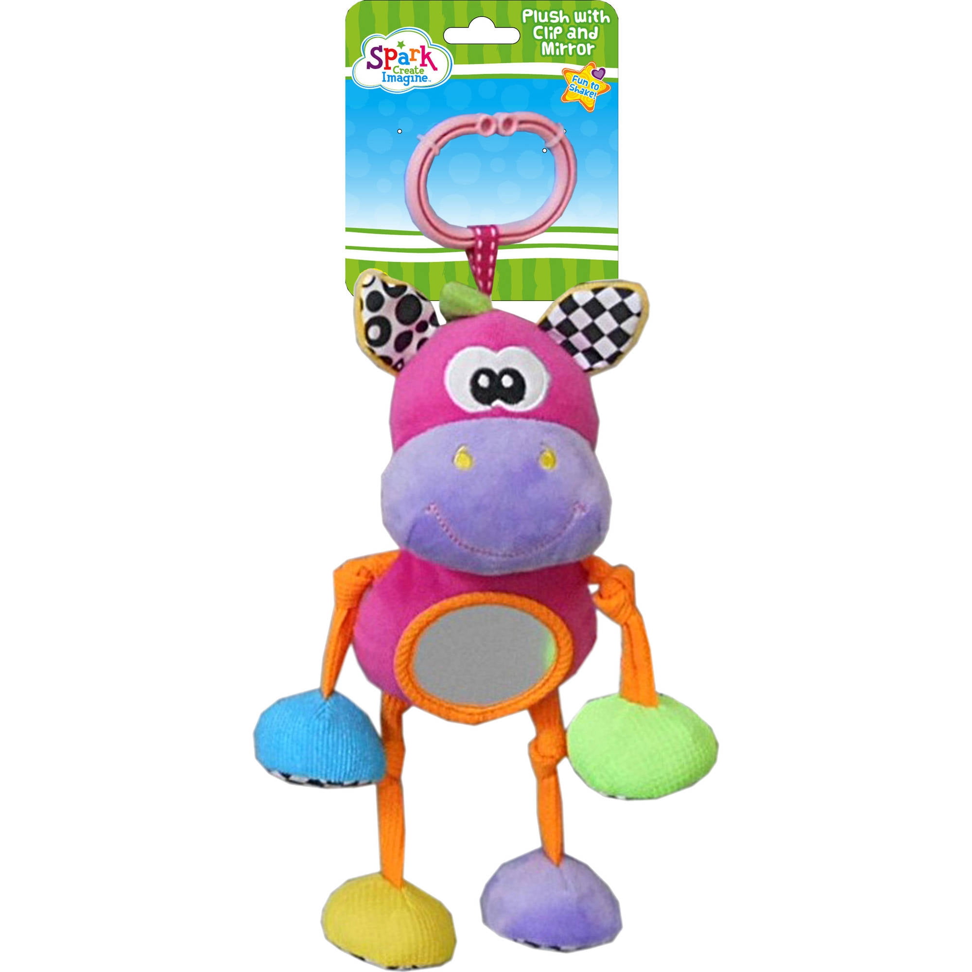Spark Create Imagine Plush Dog with Clip and Mirror - Walmart.com