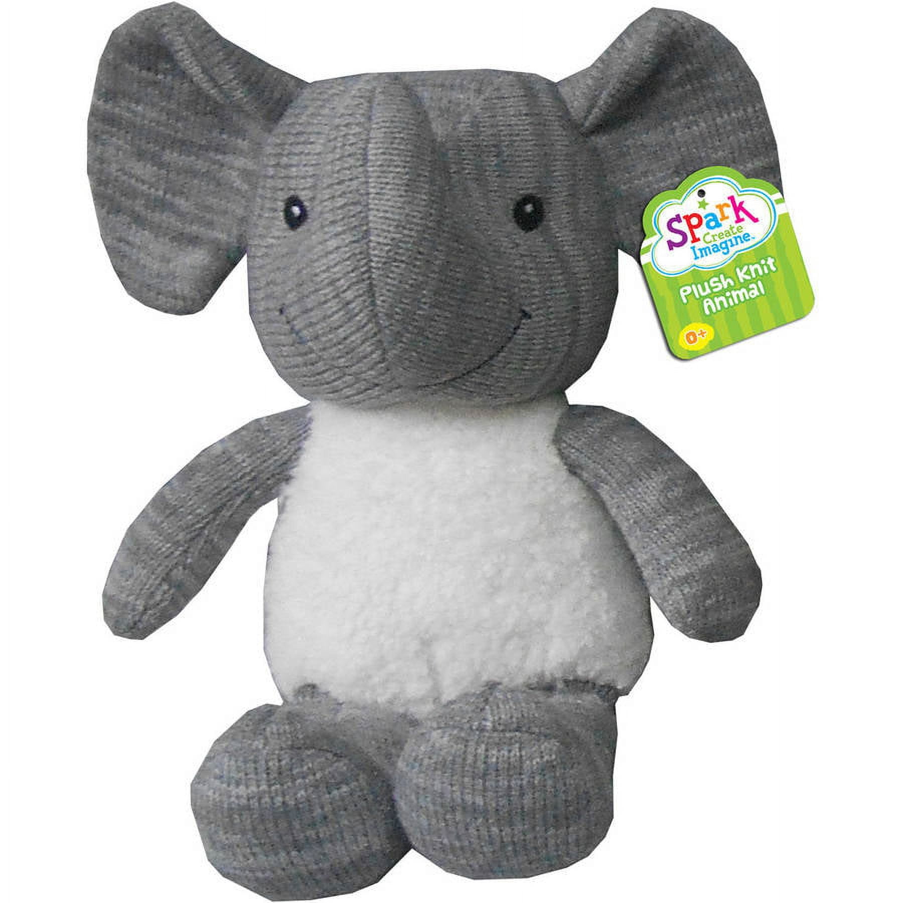 Spark Create Imagine Plush Knit Animal, Elephant - Walmart.com Spark Create Imagine Plush Knit Animal, Elephant - Walmart.com