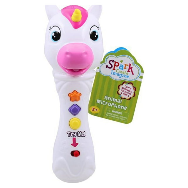 Spark Create Imagine Sing Along Unicorn Microphone for Kids, Cognitive ...