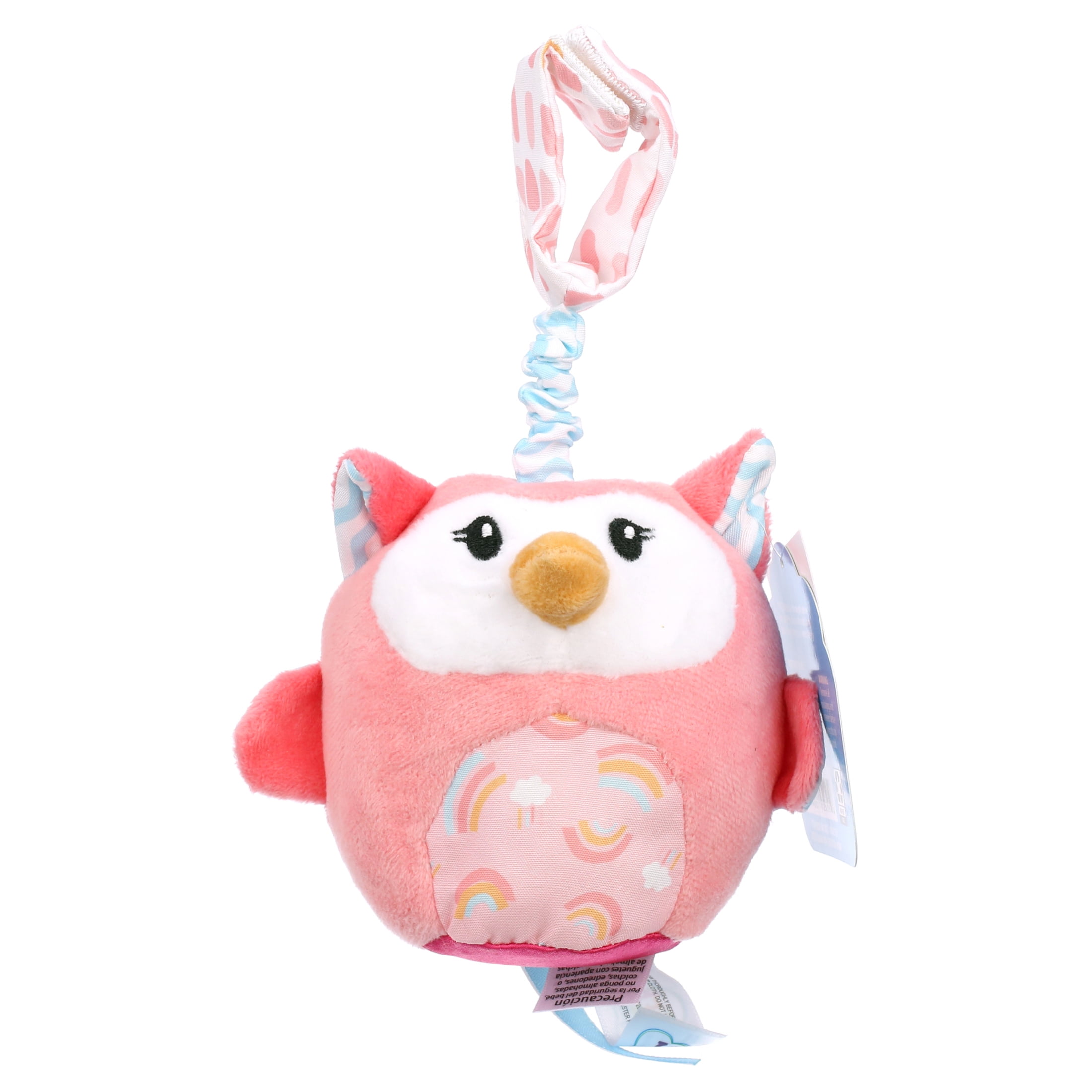 Spark Create Imagine Travel Chime, Pink Owl Plush Toy - Walmart.com