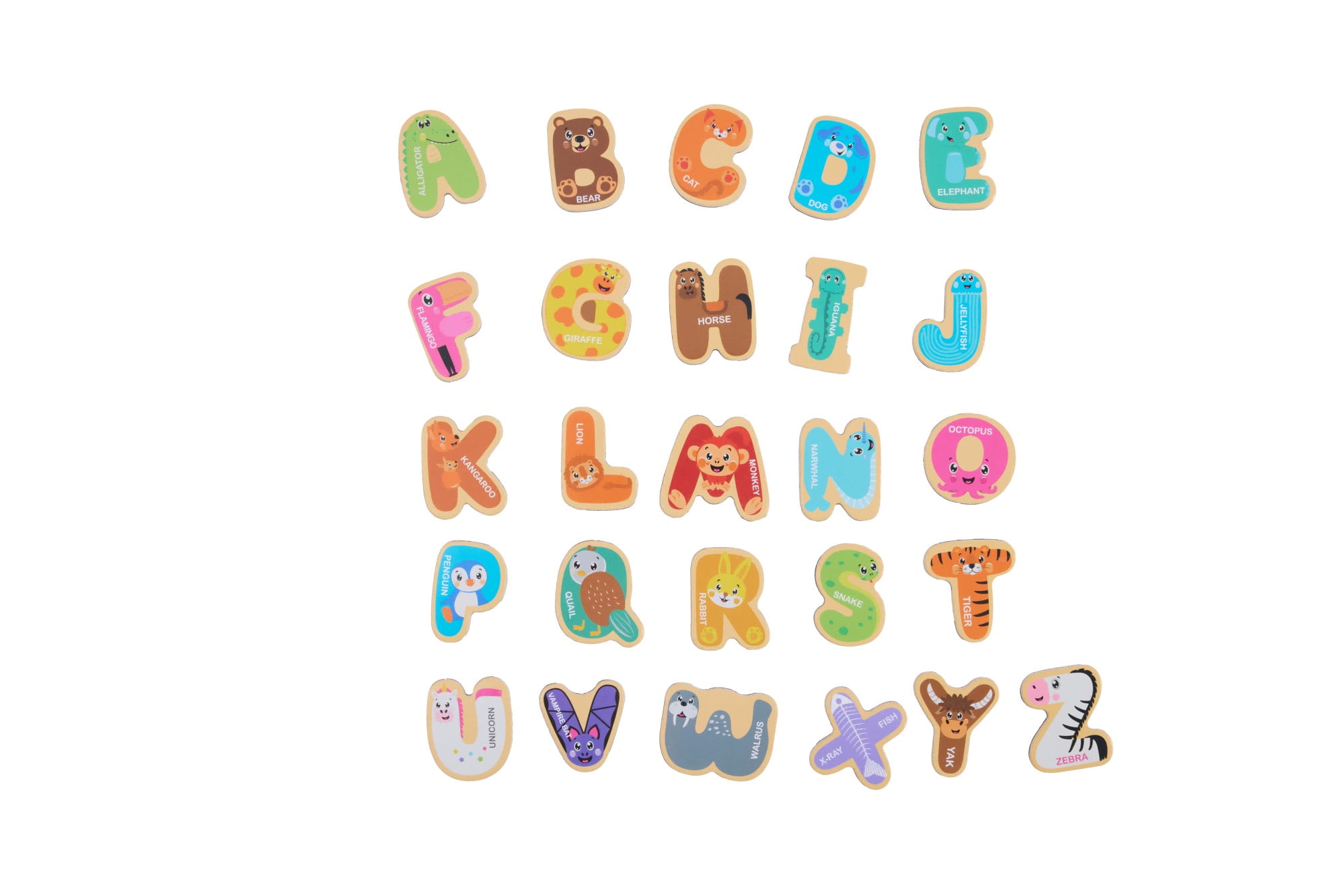 Spark Create Imagine Wooden Magnetic Alphabet Letters for Toddlers ...