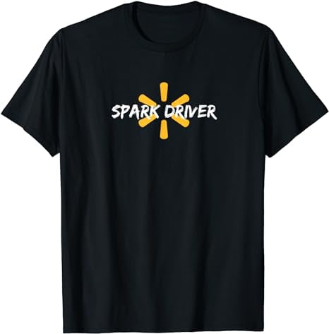 Spark Delivery Driver Gear, Food Delivery Courier T-Shirt - Walmart.com