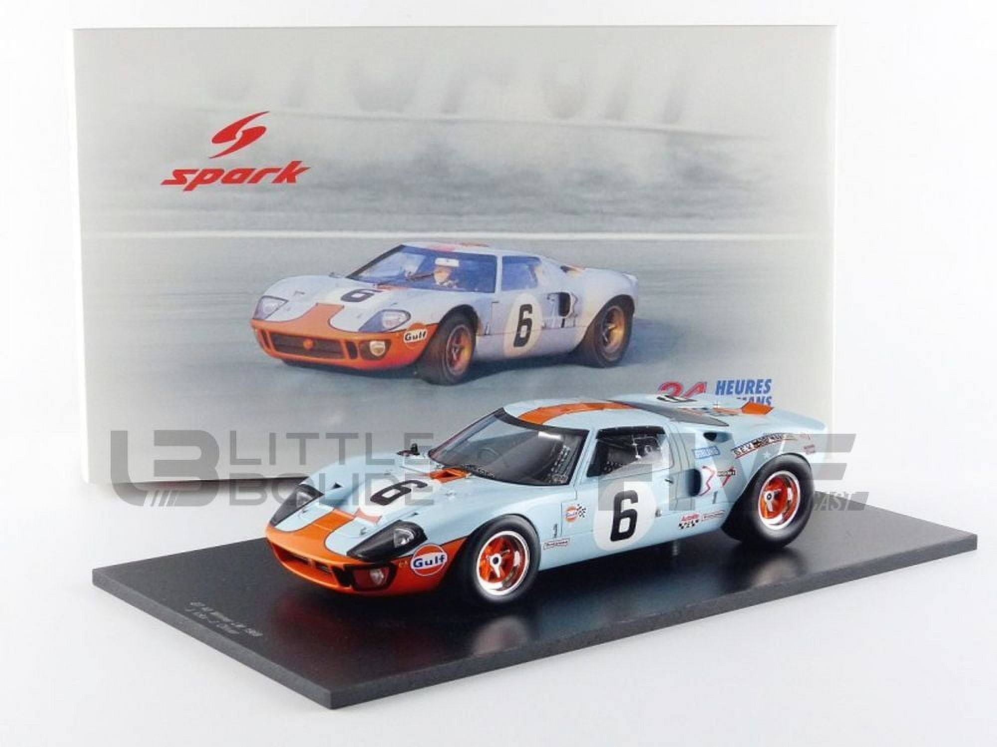 Spark Model 1969 Ford GT40 No 6 Team Gulf JW Automotive Engineering ...