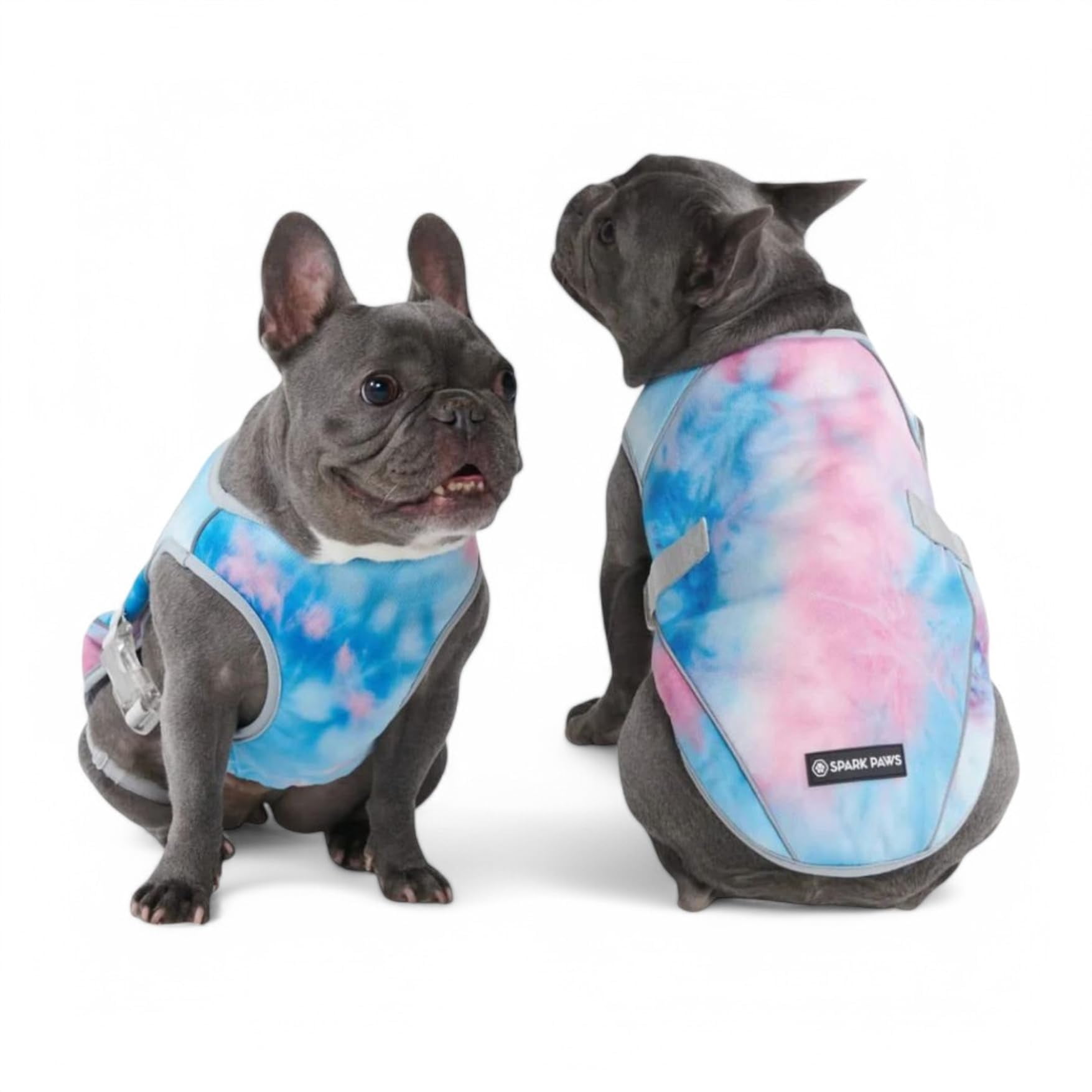 Spark Paws Dog Cooling Vest - SMRSPF 50 UV Sun Protection - Summer Heat ...