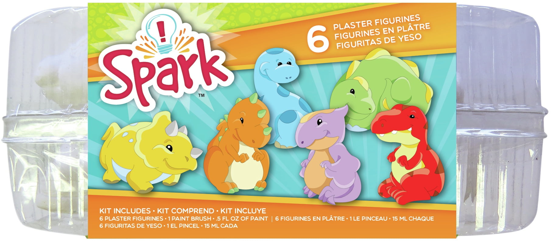 Spark Plaster Value Pack-Dinosaur - Walmart.com