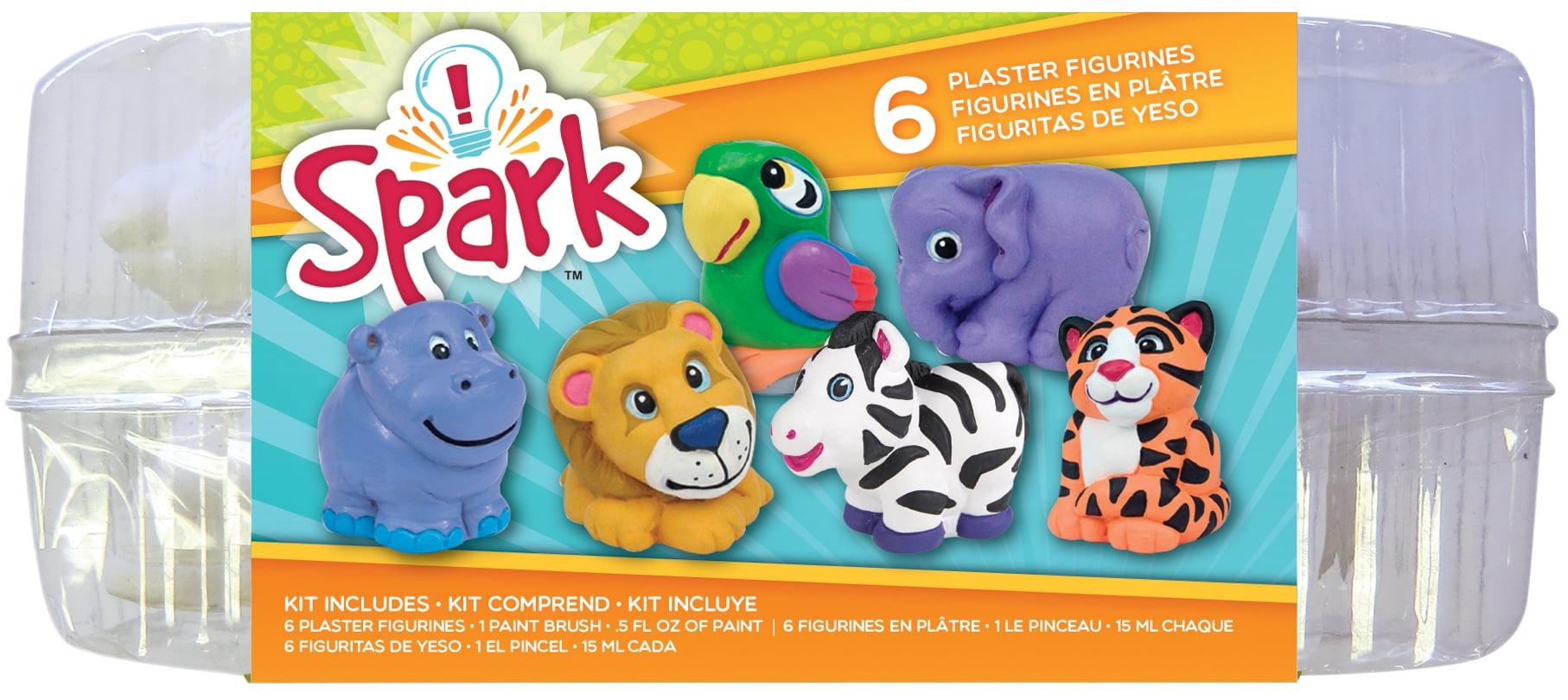 Spark Plaster Value Pack-Zoo - Walmart.com