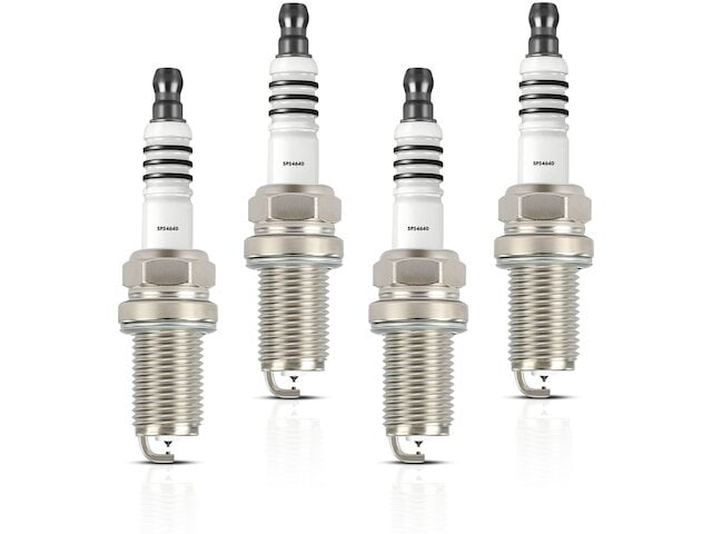 Spark Plug Set 4 - Compatible with 1998 - 2004 Nissan Frontier 2.4L 4 ...