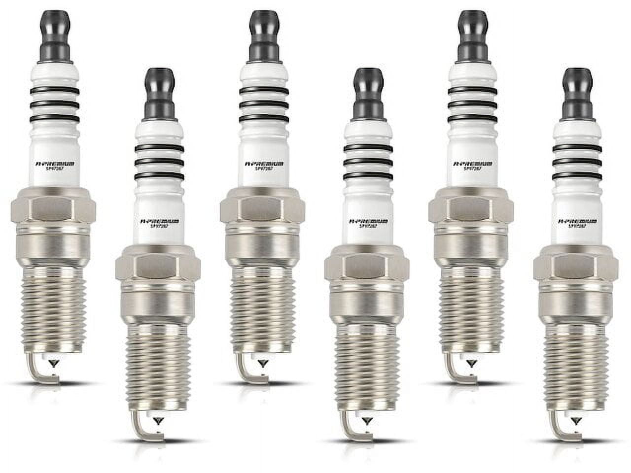 Spark Plug Set 6 - Compatible with 1998 - 2004 Ford Mustang Base ...