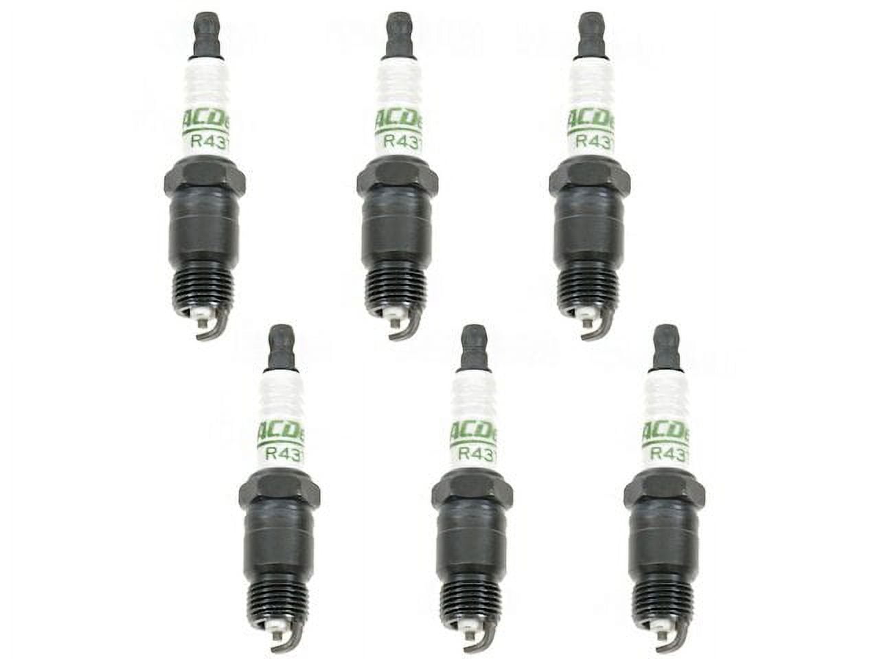 Spark Plug Set 6 Piece - Compatible with 1985 - 1986 Chevy C10 4.3L V6 ...