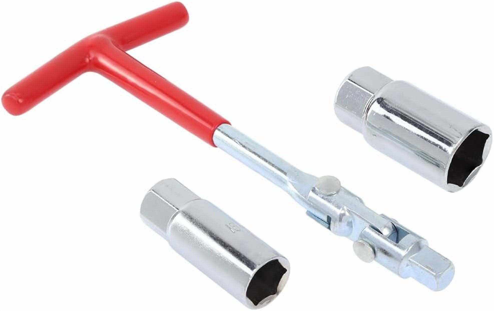 Spark Plug Socket Wrench Set - T-Handle Universal 16mm (5/8") & 21mm ...