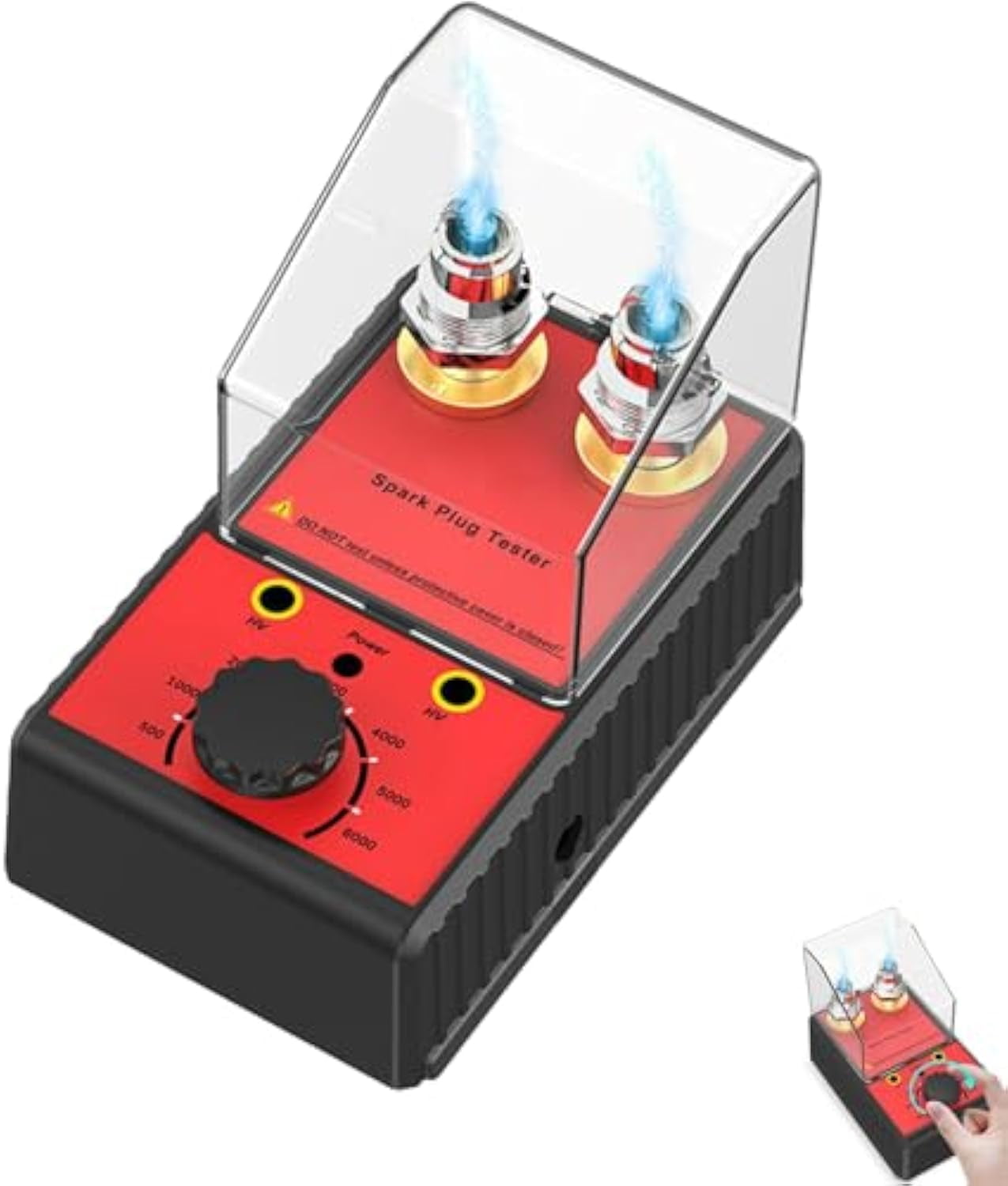 Spark Plug Tester with Dual Testing Hole, Relay Tester Small Engine ...