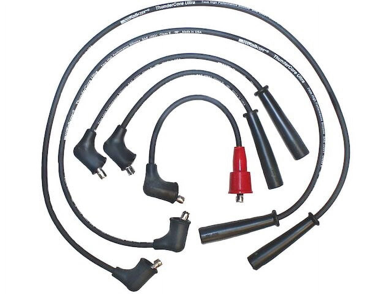 Spark Plug Wire Set - Compatible with 1985 - 1989 Subaru DL 1986 1987 ...