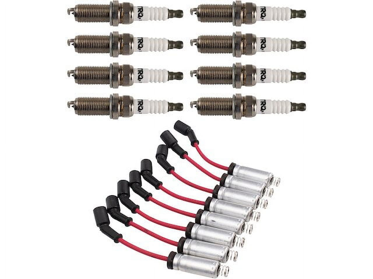 Spark Plug Wire Set with Spark Plugs 9 Piece - Compatible with 2000 ...