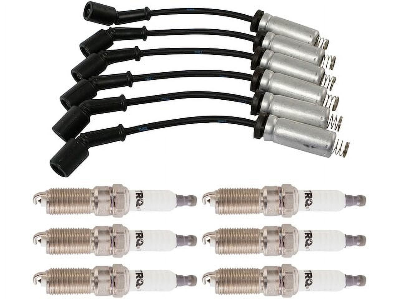 Spark Plug Wire Set with Spark Plugs - Compatible with 2014 - 2020 GMC ...