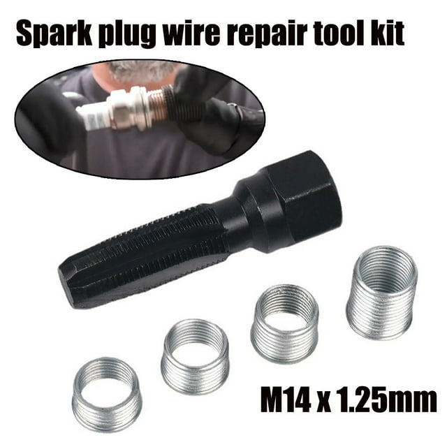Spark Plug Wire Tapping Set Spark Plug Hole Thread Repair Tool Screw ...