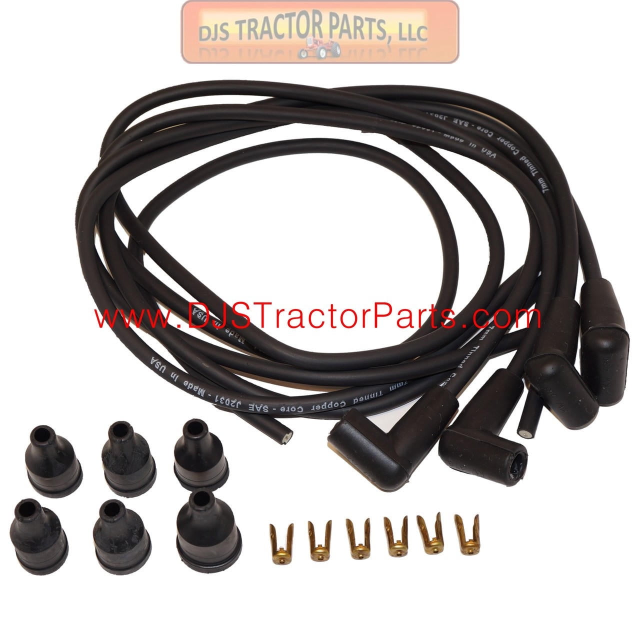 Spark Plug Wiring Set w/90 Degree Boots - Walmart.com