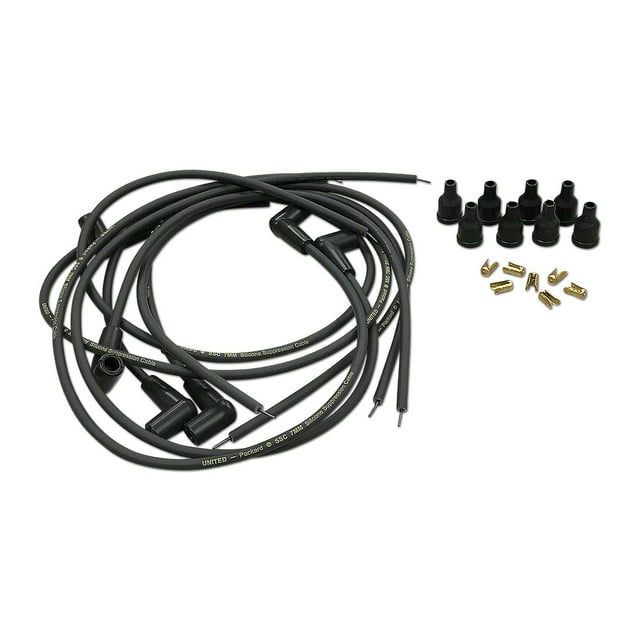 Spark Plug Wiring Set w/ 90 degree Boots Fits International Ford John ...