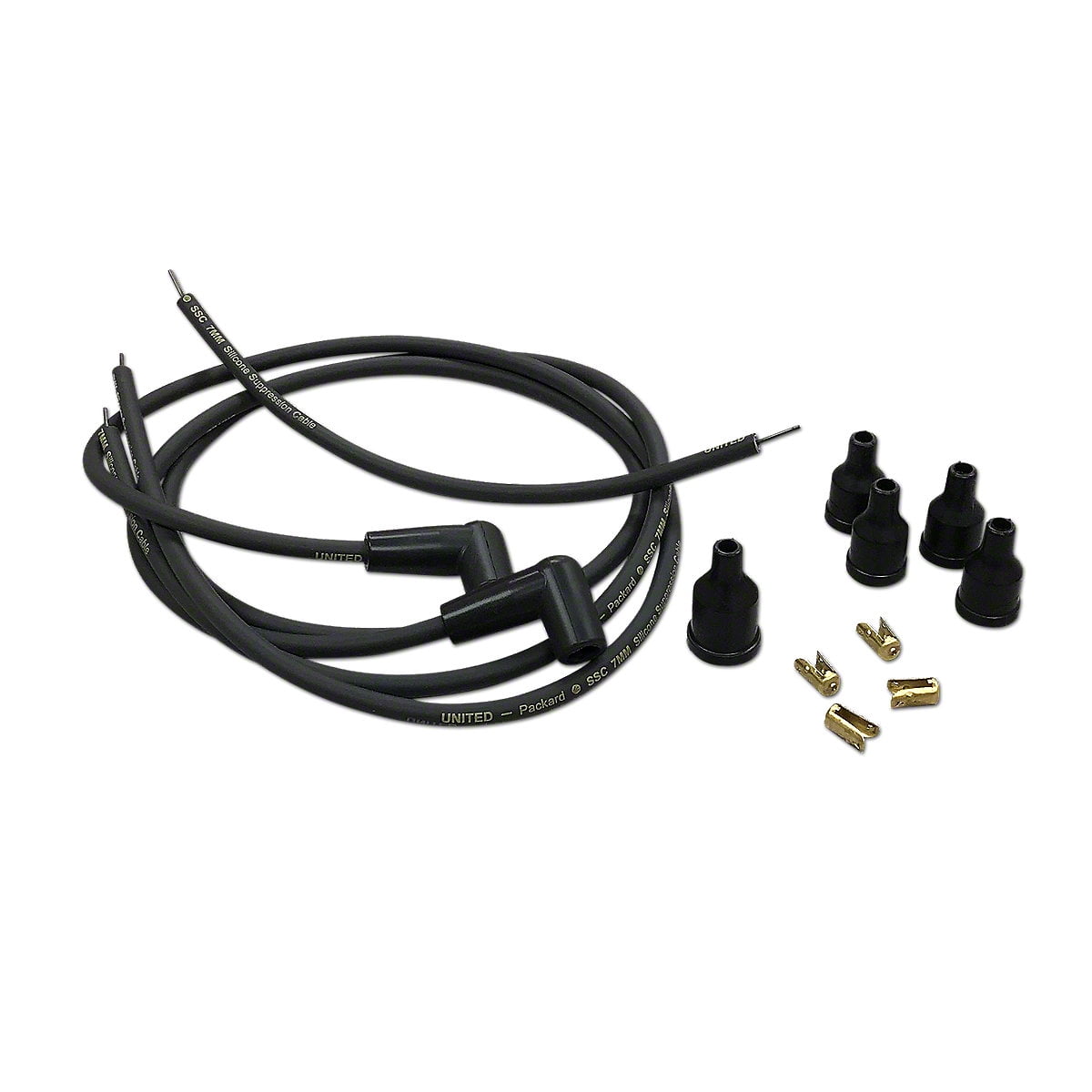 Spark Plug Wiring Set w/ 90 degree Boots Fits John Deere Tractor ...
