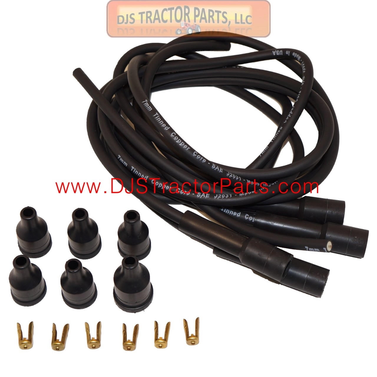 Spark Plug Wiring Set w/ Straight Boots - Walmart.com