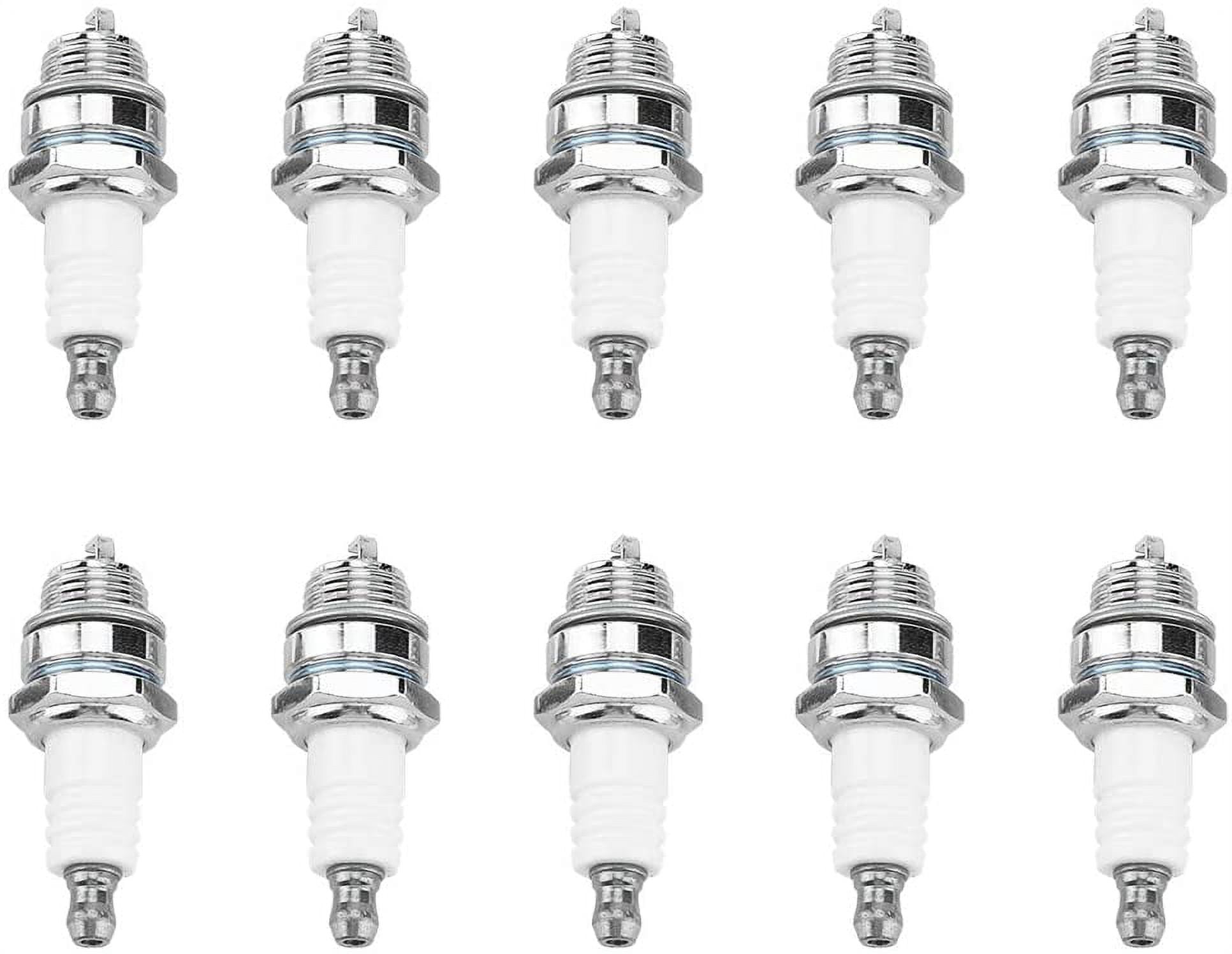 Spark Plugs - 10 Pcs Brush Cutter Spark Plugs, Lawn Mower Replacement ...