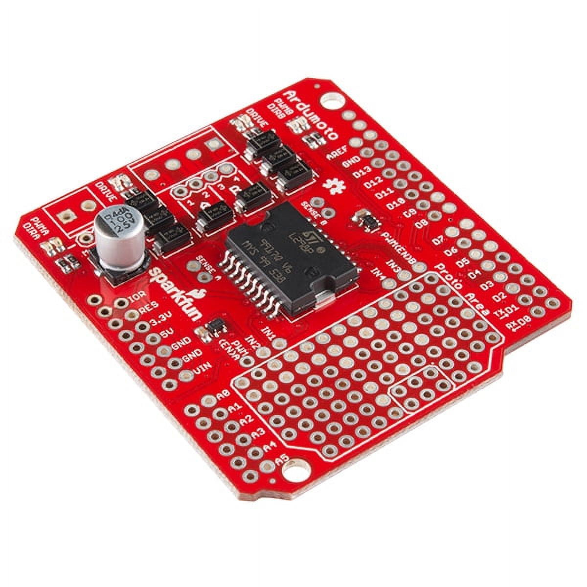 SparkFun Ardumoto - Motor Driver Shield - Walmart.com