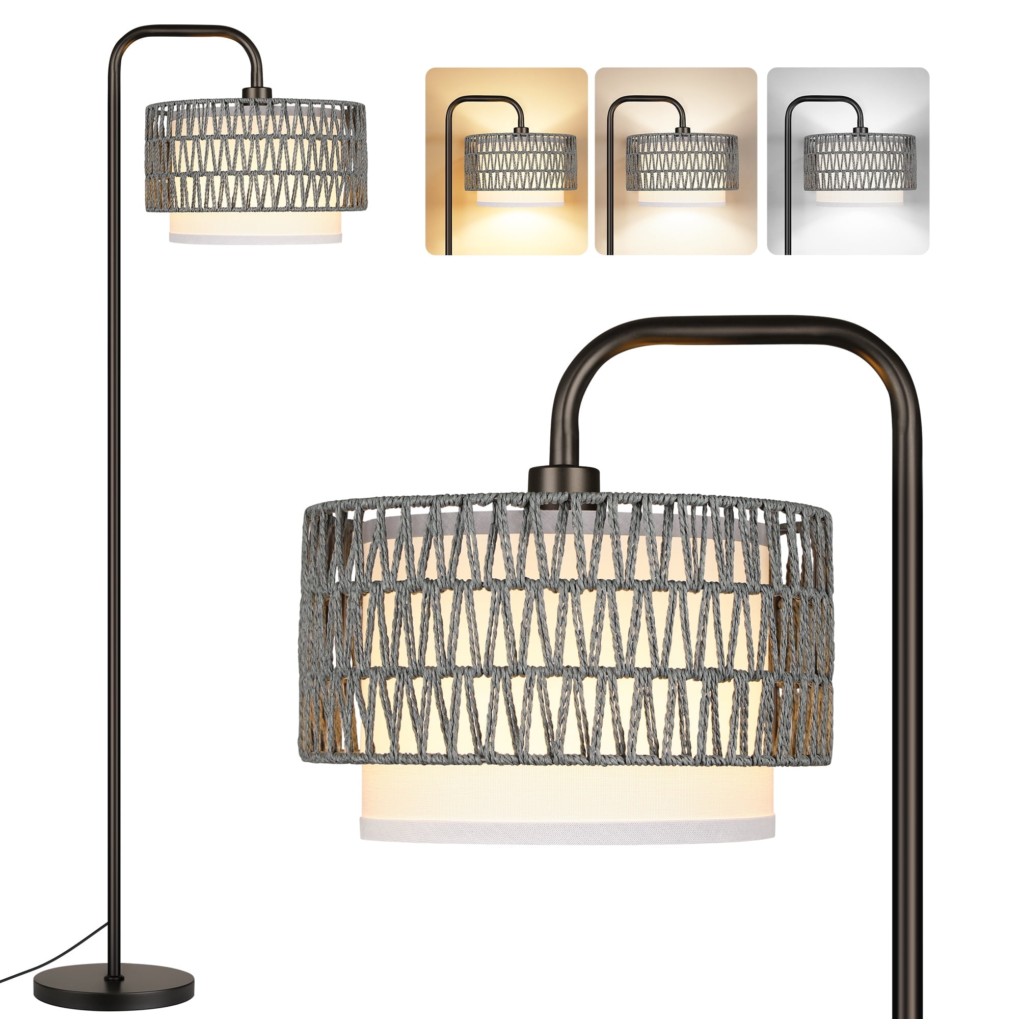 SparkGlowy 68‘’Floor Lamp for Living Room, Tall Standing Lamp with ...