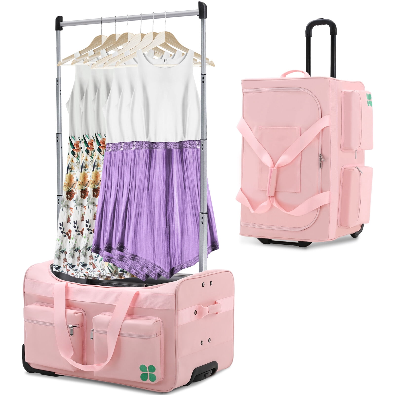 SparkTrend 27 inches Dance Bag With Garment Rack Dance Competition Bag ...