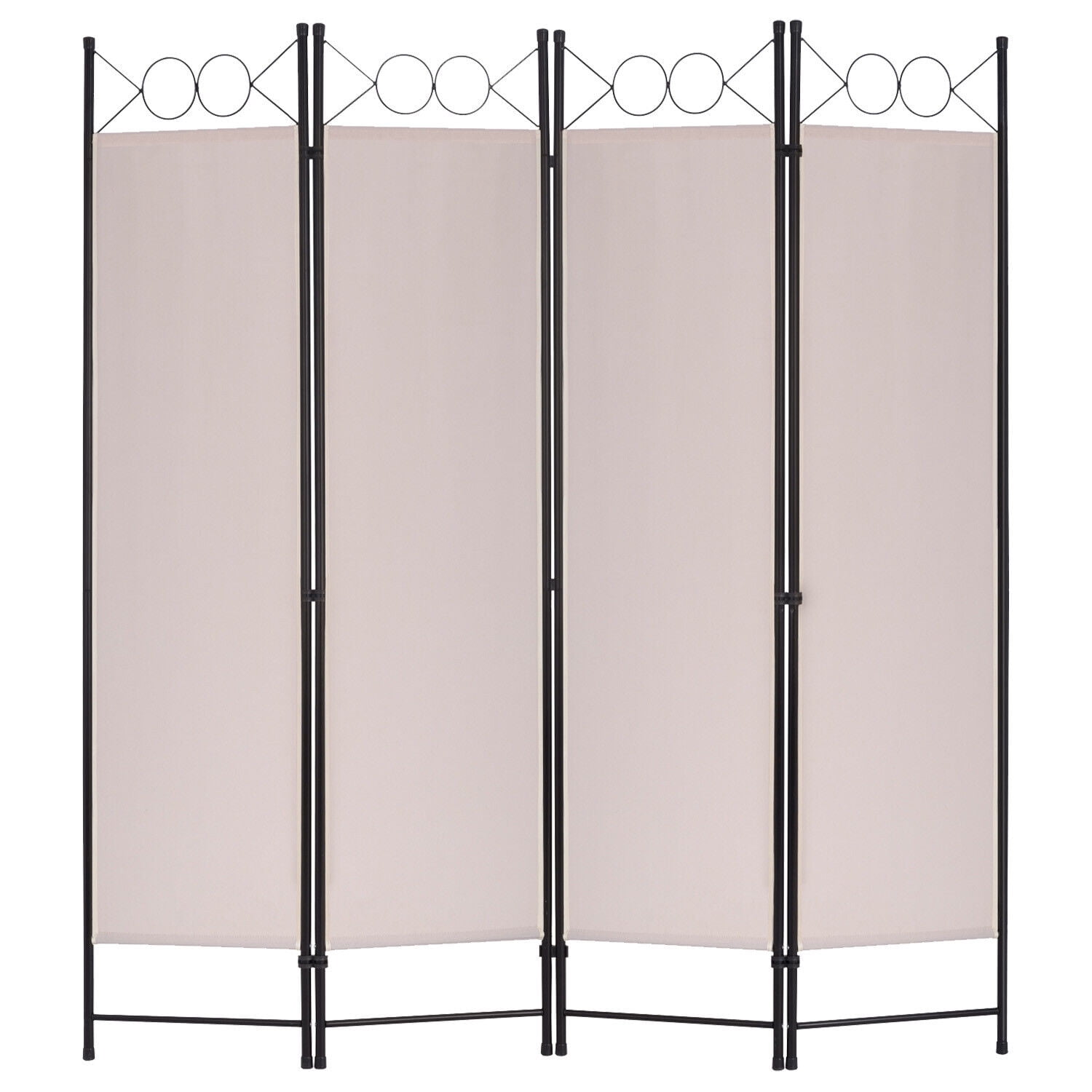 SparkTrend 4 Panel Room Divider 6 Ft Tall Folding Privacy Screen Room ...