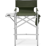 EVER ADVANCED Tall Directors Camping Chair 30.7" Seat Height, Folding ...