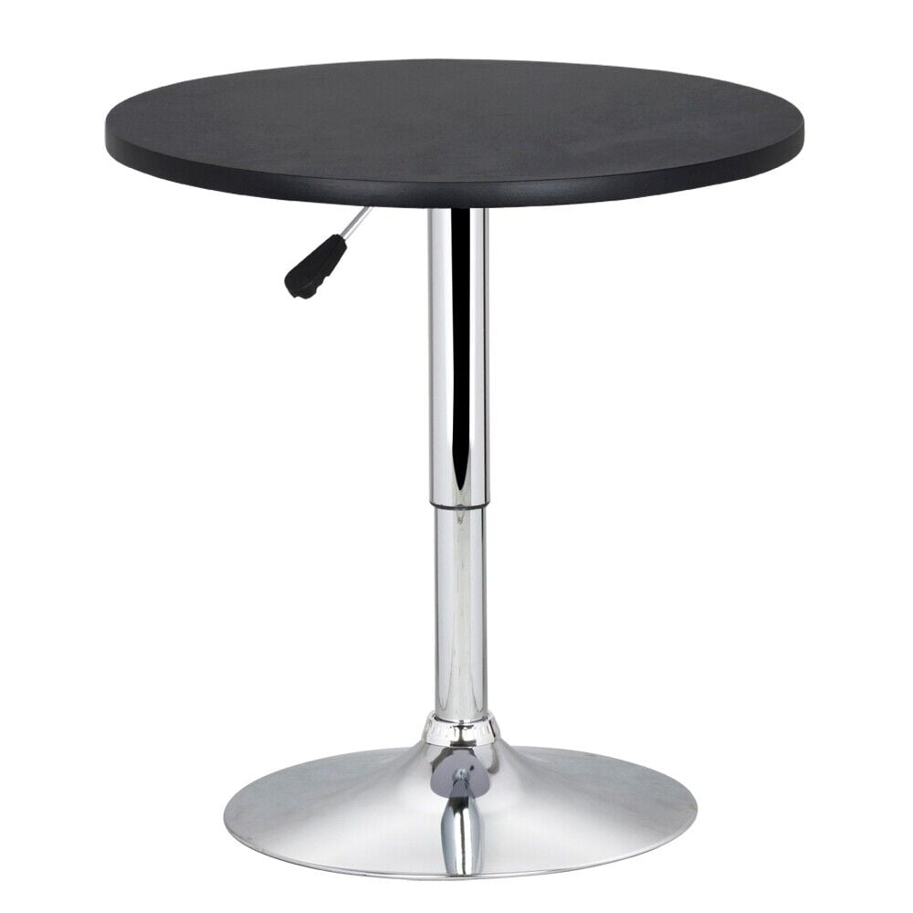 SparkTrend Adjustable Pub Round Table 27.5”- 36” Height Range Counter ...