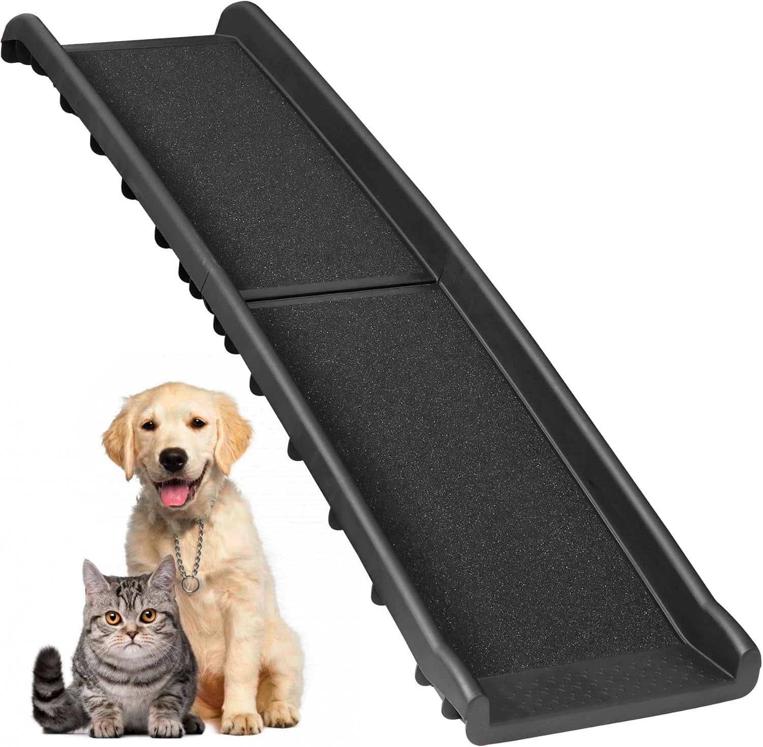 SparkTrend Dog Ramp for Car, Truck, SUV, 61" Portable Folding Pet Ramp ...