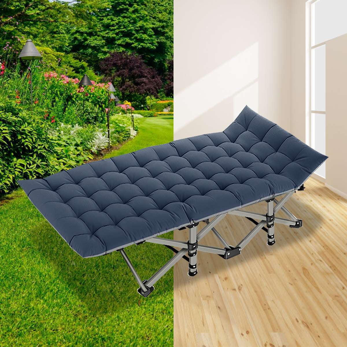 SparkTrend Folding Camping Cot, Folding Cot Camping Cot for Adults ...