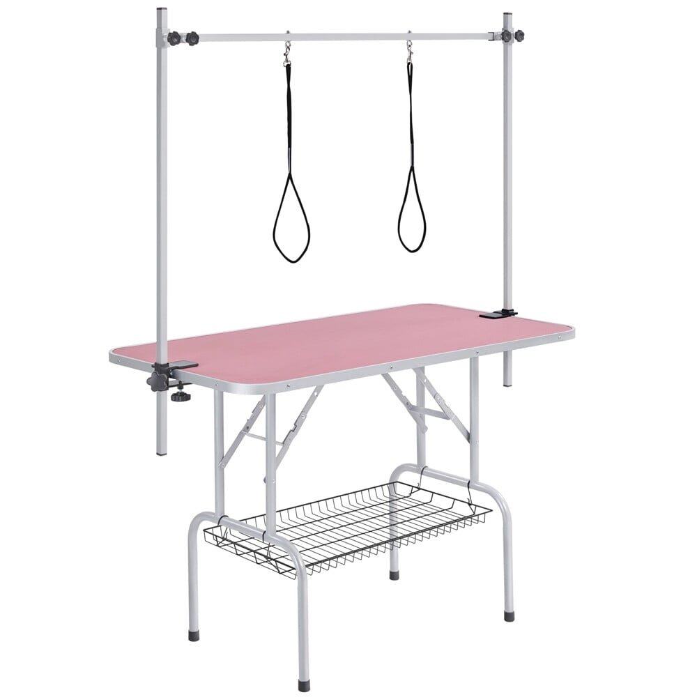 SparkTrend Pet Dog Grooming Table Foldable Grooming Table Heavy Duty ...