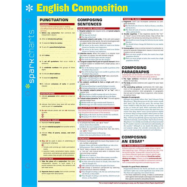 Sparkcharts: English Composition Sparkcharts: Volume 13 (Other ...