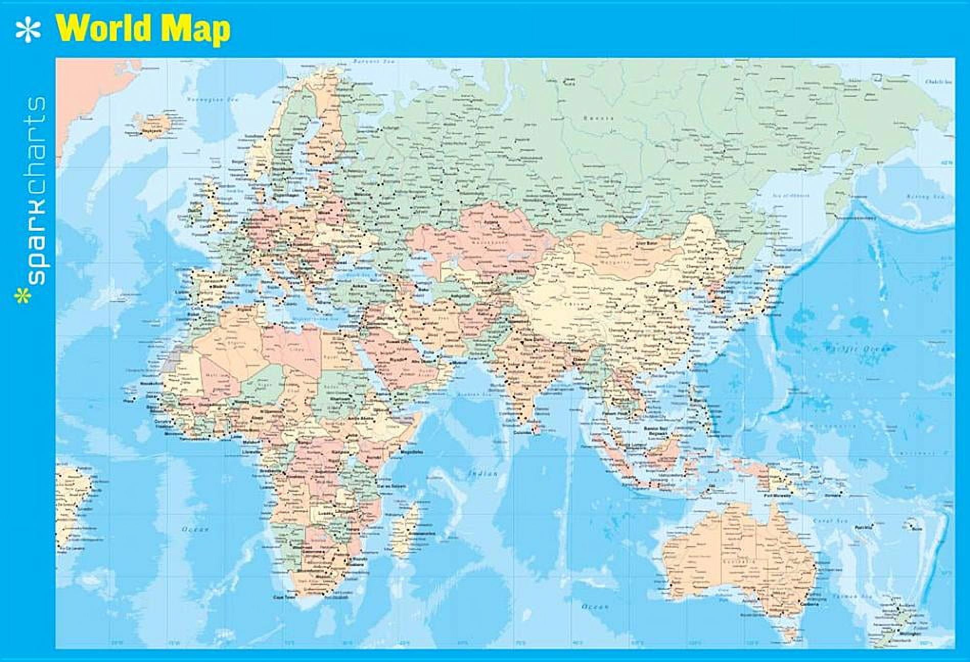 Sparkcharts: World Map Sparkcharts: Volume 84 (Other) - Walmart.com