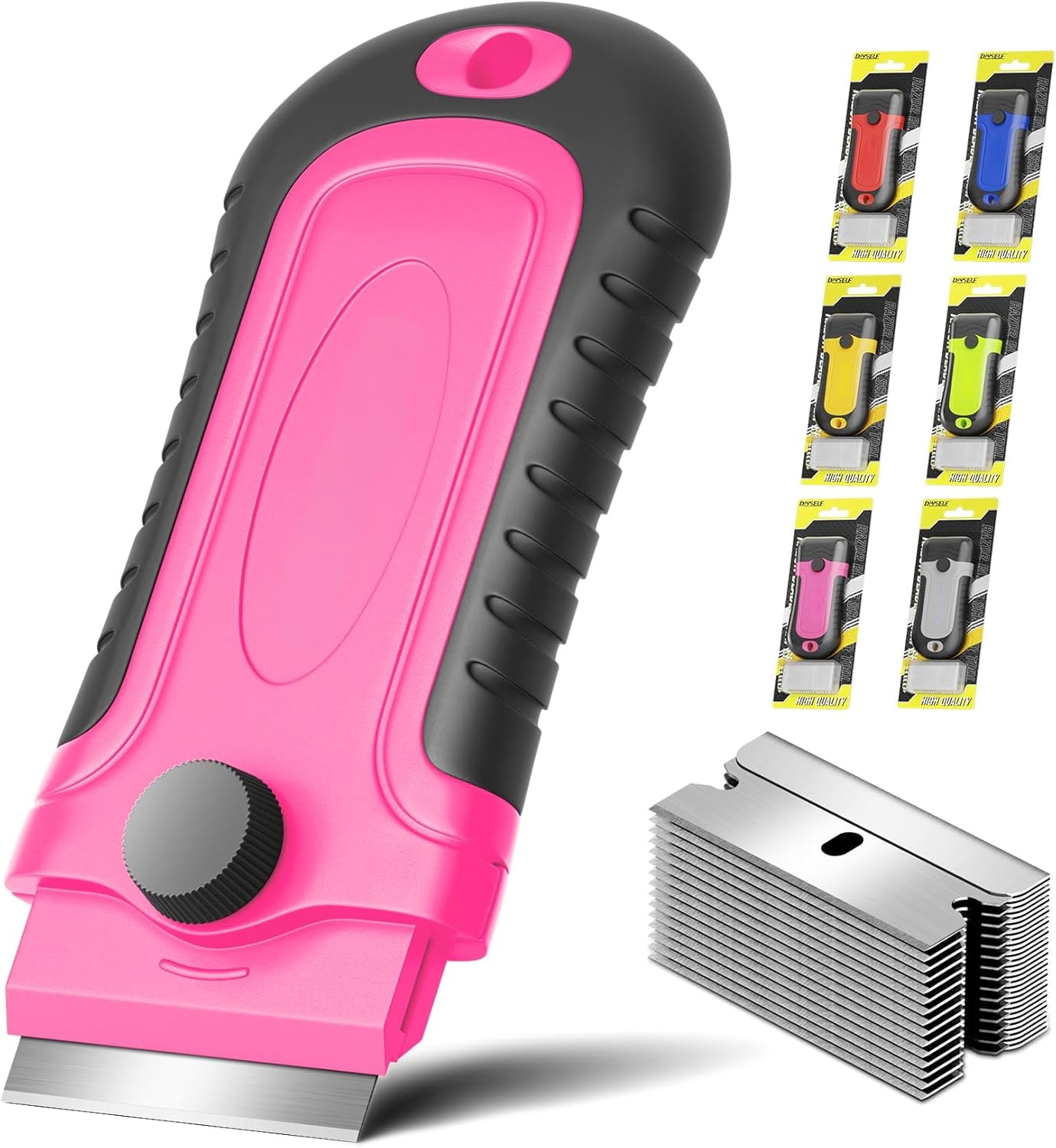 Sparklane - 1 Pack Razor Blade Scraper with 15 Extra Blades, Scraper ...