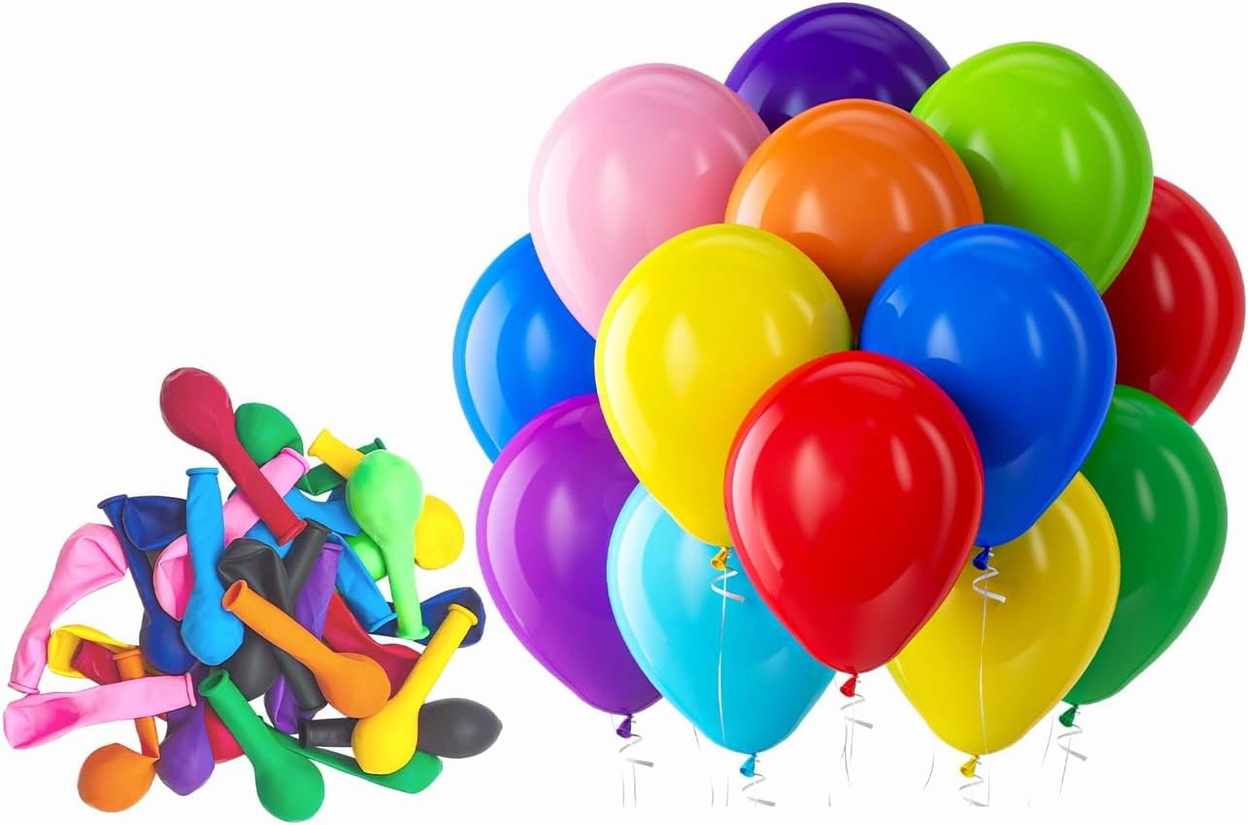 Sparklane Assorted Rainbow Latex Balloons - 150 Pack 5 inch Multicolor ...