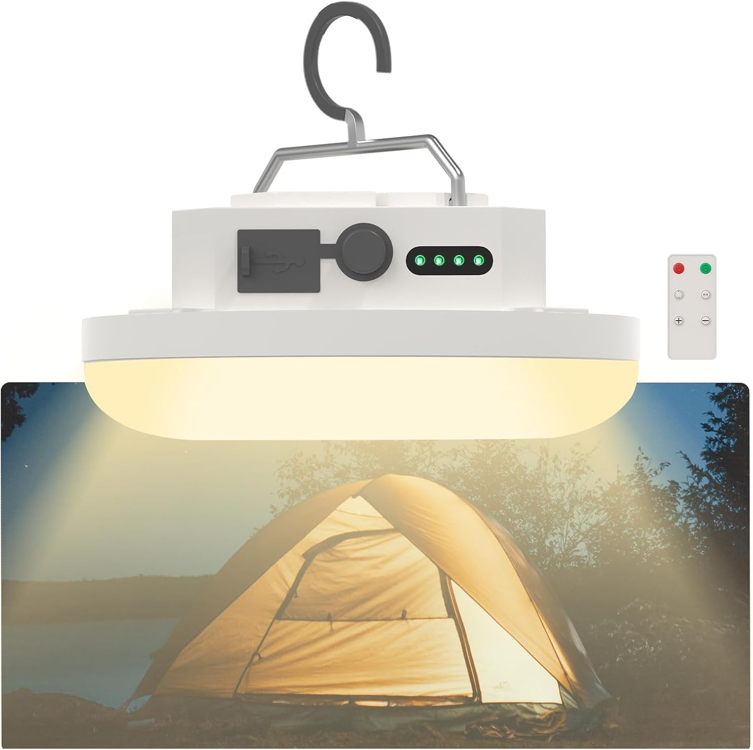 Sparklane - Camping Lantern 10500mAh Rechargeable Battery, 30W Ultra ...