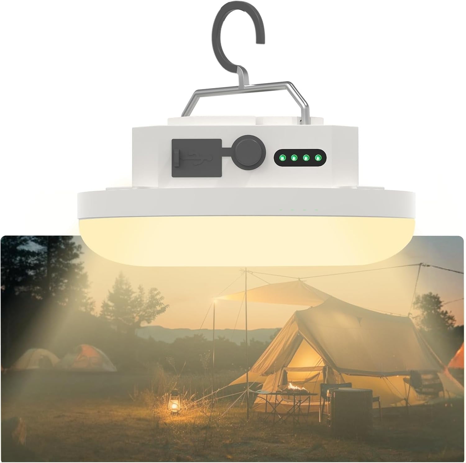 Sparklane - Camping Lantern 10500mAh Rechargeable Battery, 30W Ultra ...