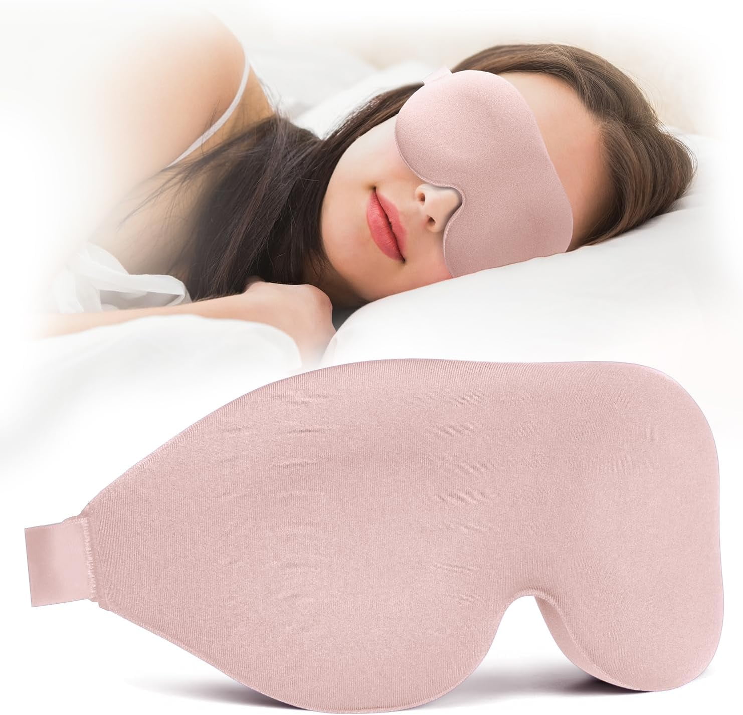 Sparklane - Sleep Mask for Back and Side Sleeper, Block Out Light ...
