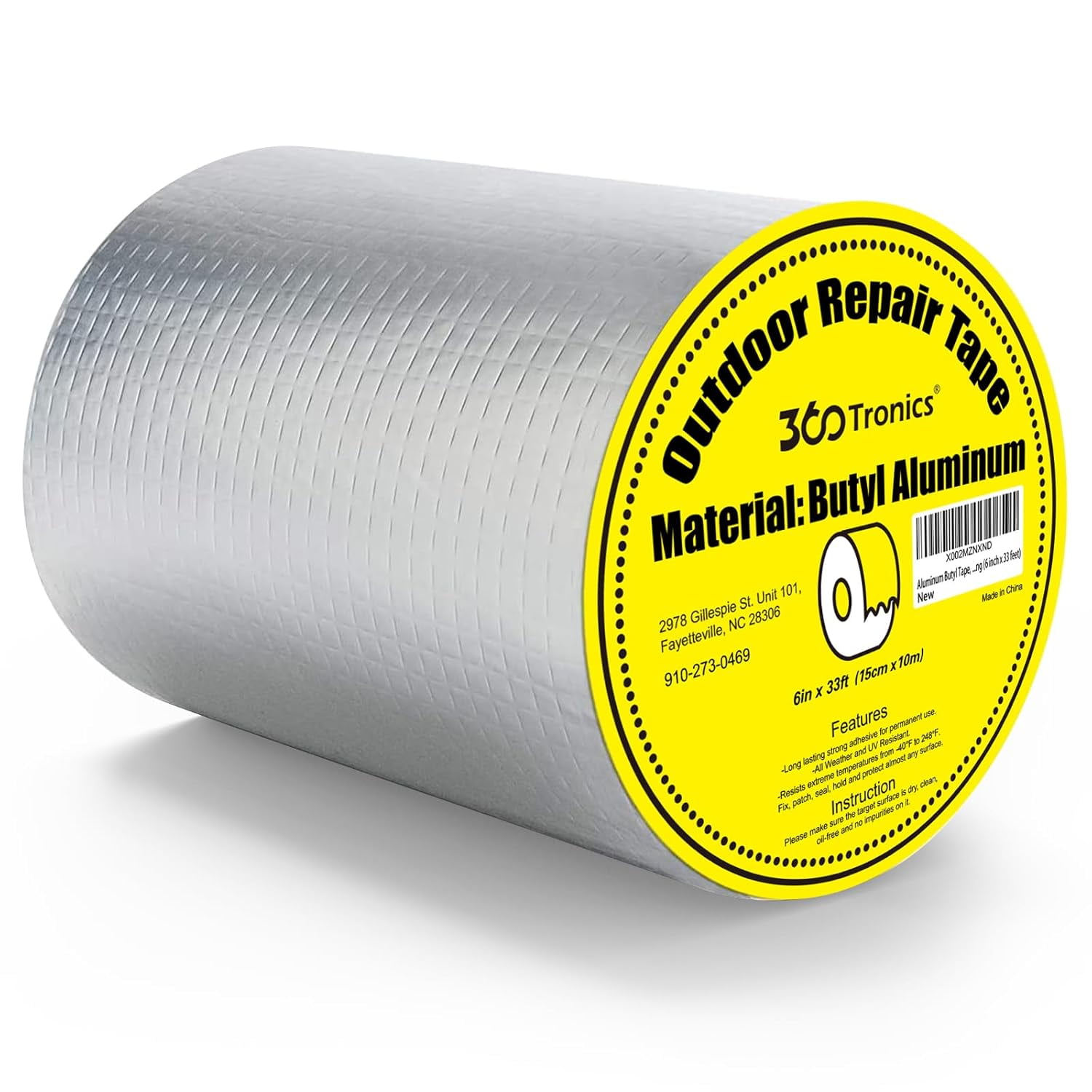 Sparklane Super Waterproof Butyl Tape 6" W x 33 ft L, Strong Self ...