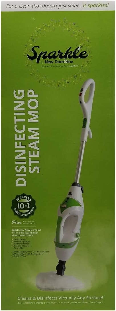 Sparkle 10-in-1 Disinfecting Steam Mop Accessories Included - Walmart.com
