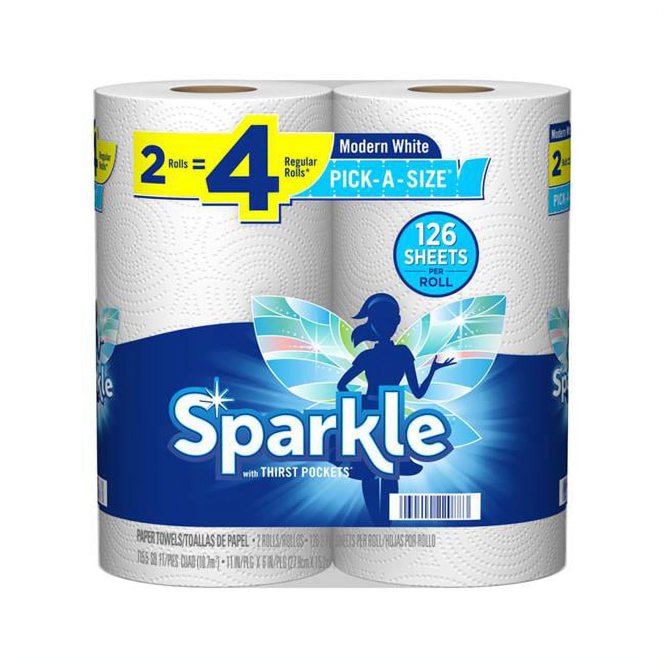 Sparkle 126 Sheet 2 ply Paper Towels - 2 Per Pack - Pack of 12 ...